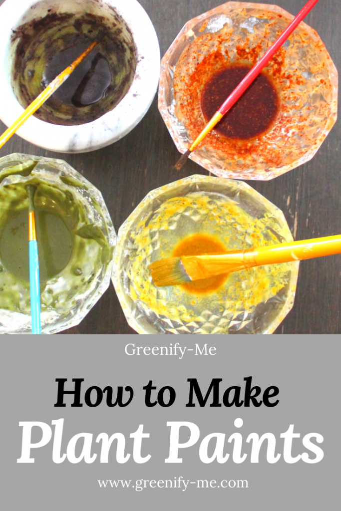 How to Make Plant Paints: Zero Waste Art - Greenify Me