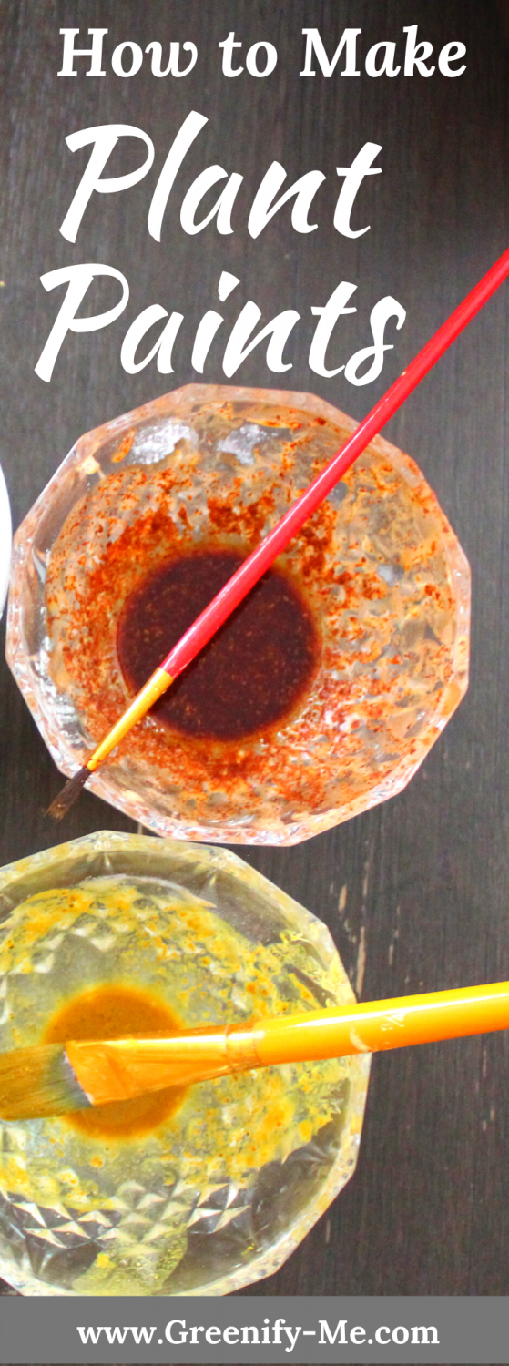 How to Make Plant Paints: Zero Waste Art - Greenify Me