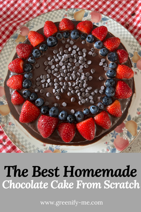 The Best Homemade Chocolate Cake Recipe From Scratch - Greenify Me